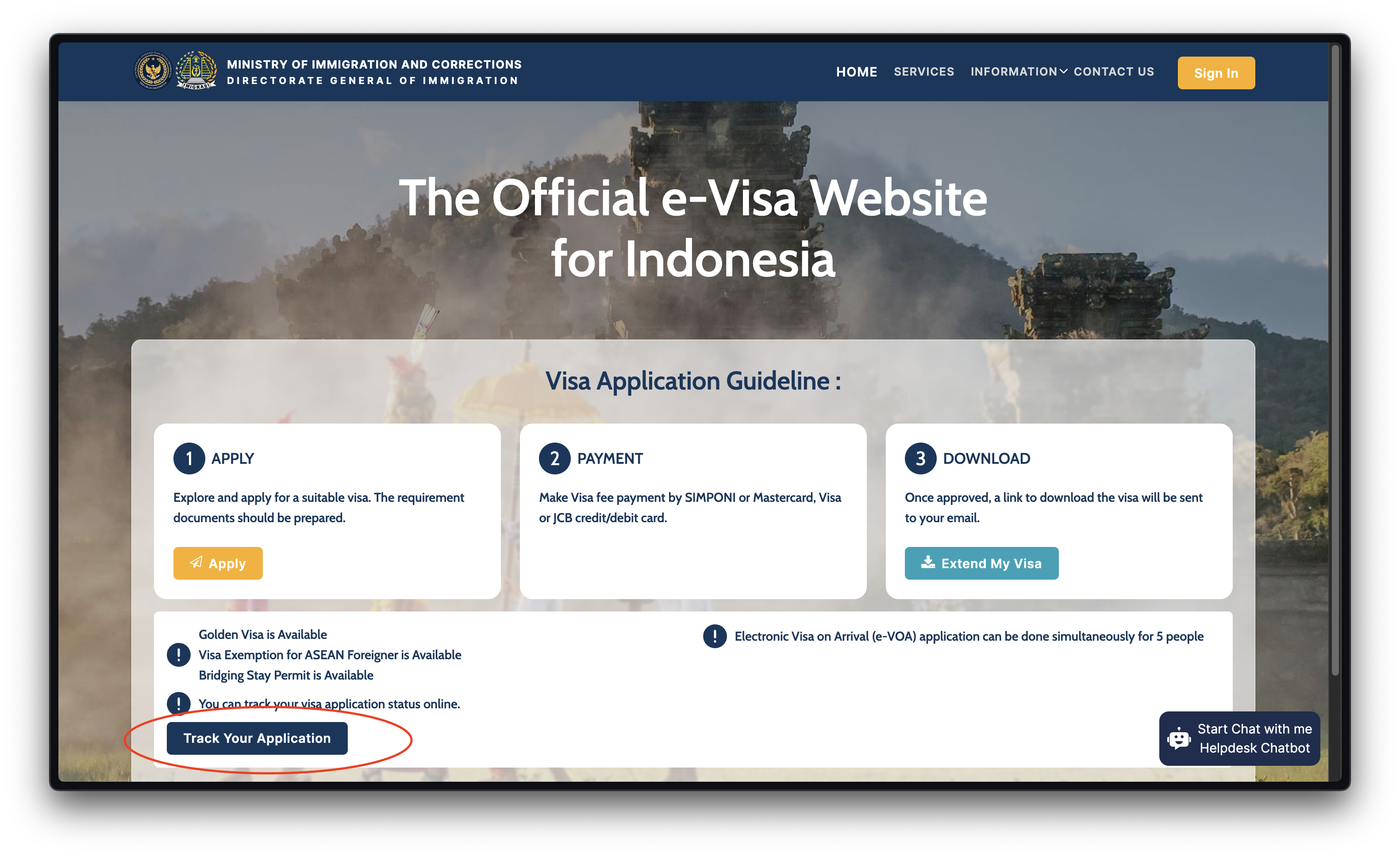 Begini Cara Mengecek Status Permohonan Visa dan Izin Tinggal Indonesia, Cepat dan Mudah ...
